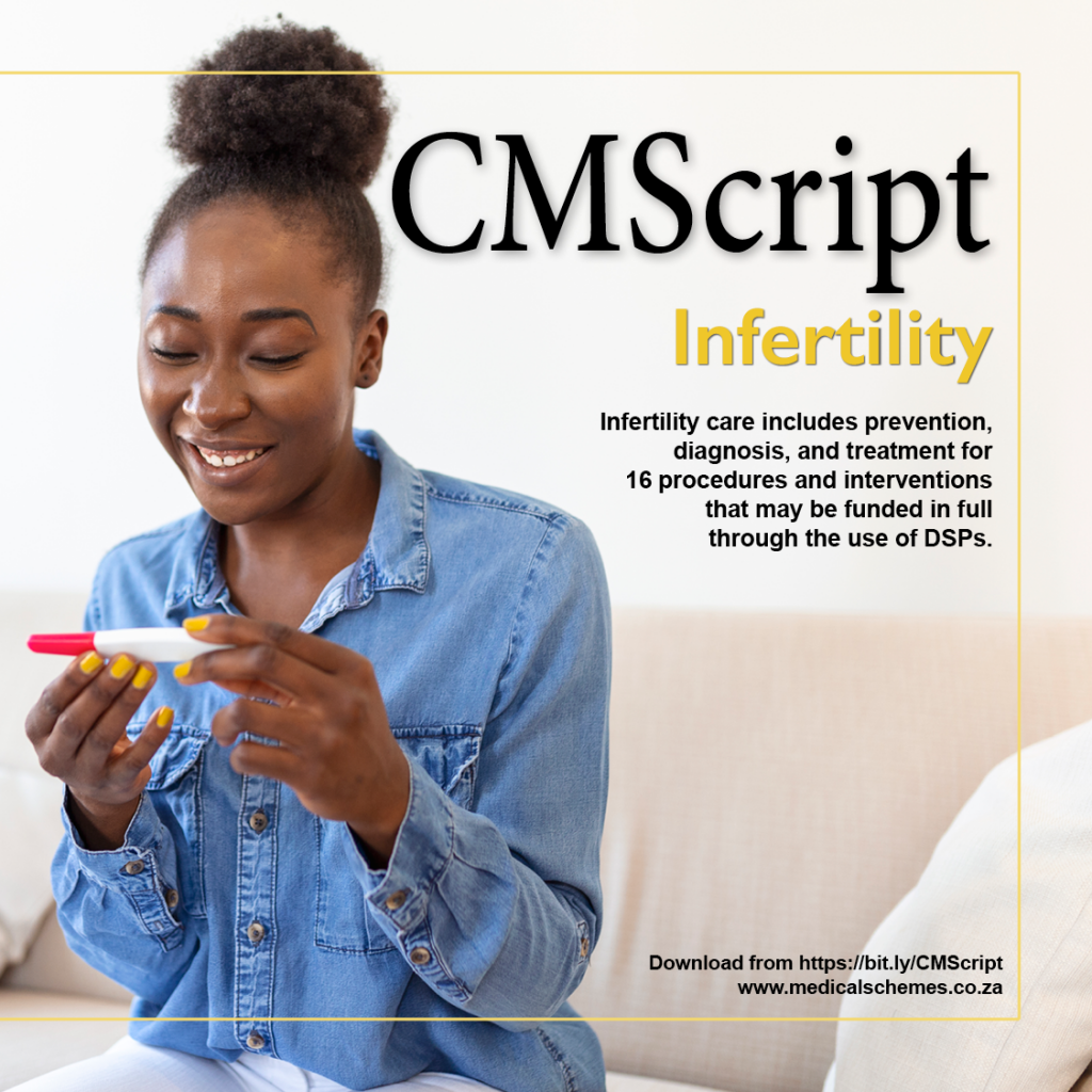 CMScript 7 of 2023: Focus on Infertility | Council for Medical Schemes