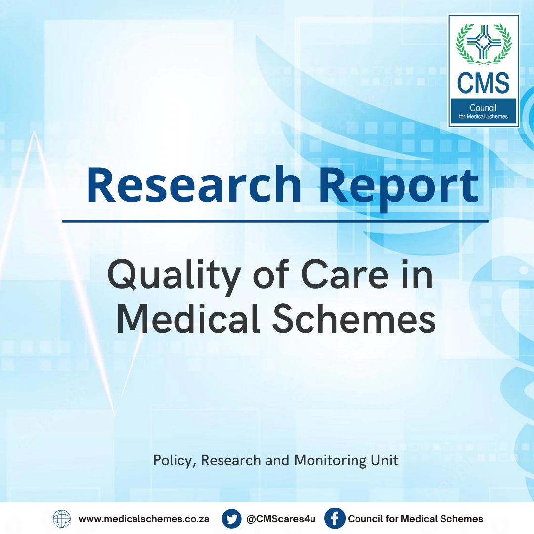 Research Reports & Studies| Council for Medical Schemes