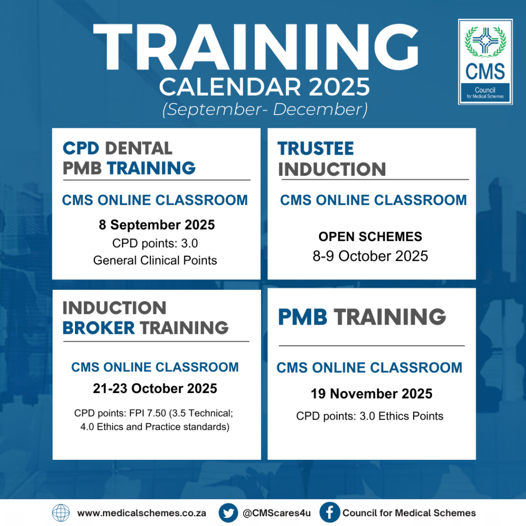 The Last Training and Education Sessions for 2025 | Council for Medical ...